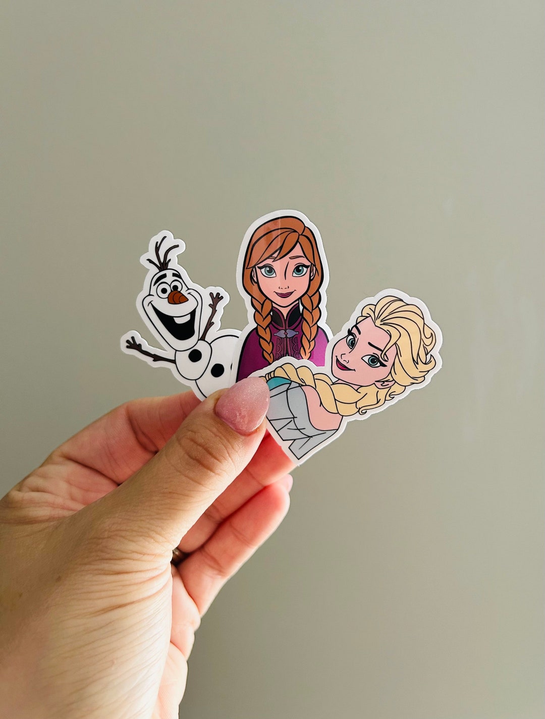 Frozen Inspired Princess Sticker Set, Princess Sticker Bundle, Water ...