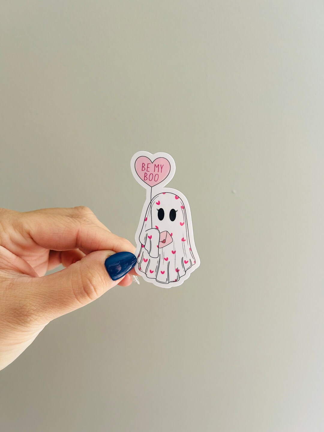 Be My Boo Sticker, Valentines Day Sticker, Girly Ghost, Water Bottle ...