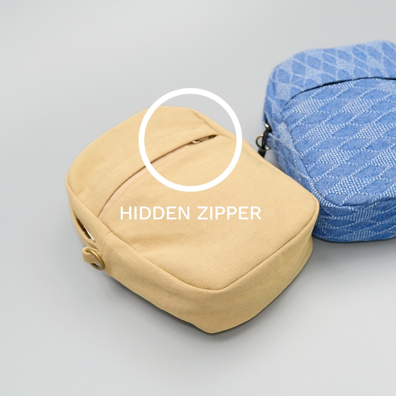 Mini Zipper Crossbody Bag PDF Sewing Pattern | Beginner-friendly ...