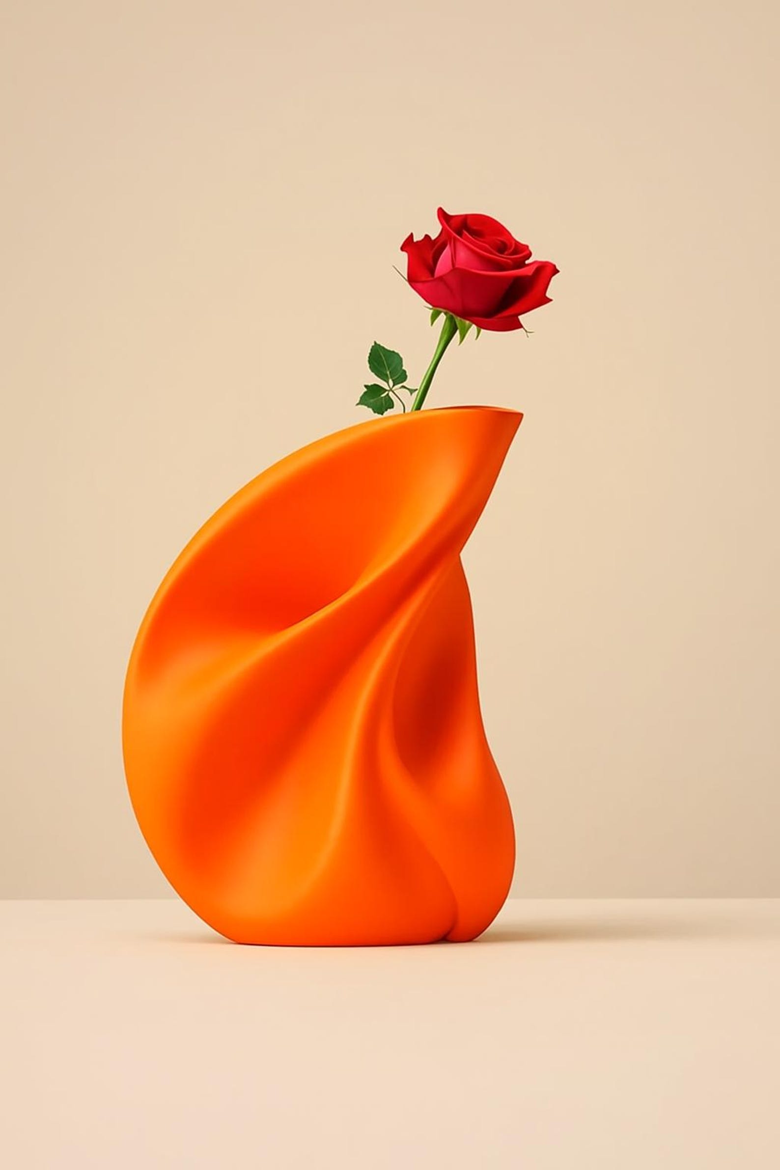 Modern Abstract Home Decor | Eco-friendly PLA Art Vase for Dried or ...