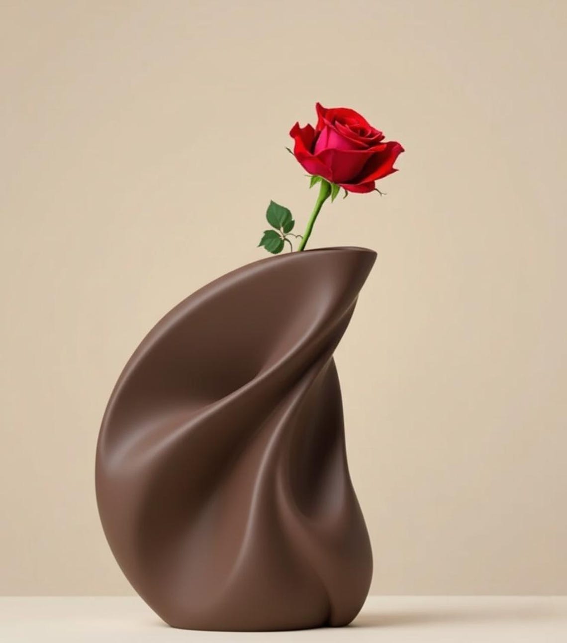 Modern Abstract Home Decor | Eco-friendly PLA Art Vase for Dried or ...