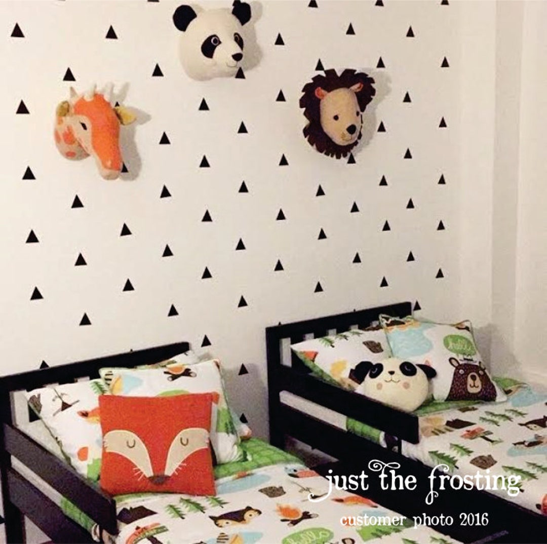 Triangle Decals Triangle Decor Wall Decals Decor Modern - Etsy