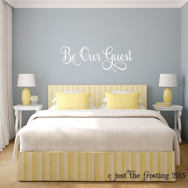Be Our Guest Decal - Etsy
