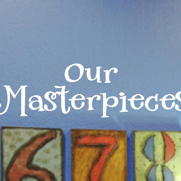 Masterpieces Wall Decal - Etsy