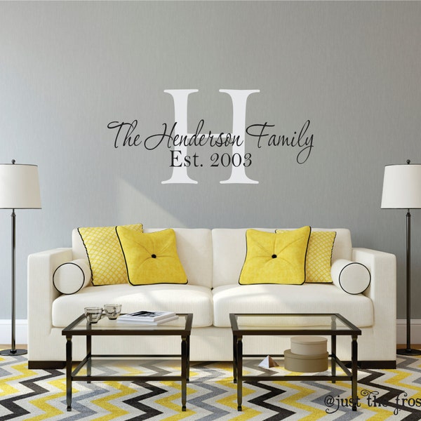 Family Wall Decal - Etsy