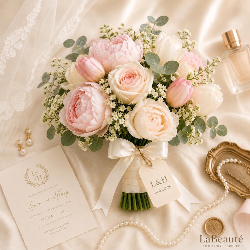 Artificial Bridal Bouquet - Etsy