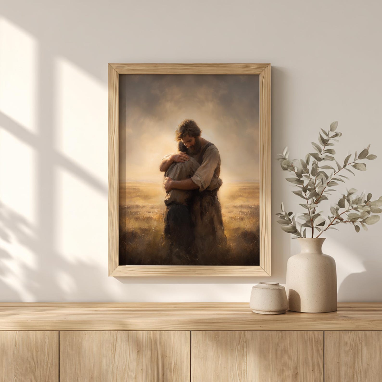 Prodigal Son Wall Art – Biblical Printable Painting, Vintage Christian ...