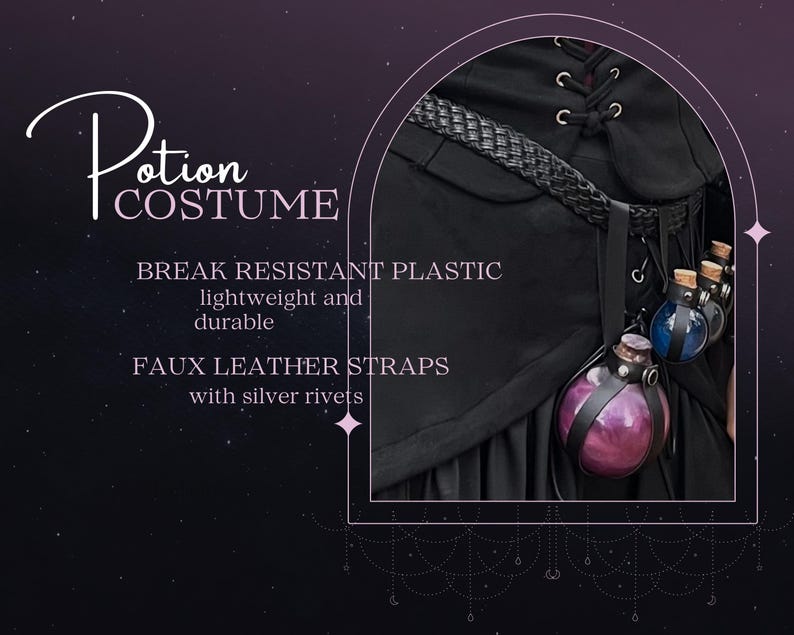 Mini Blue Magic Potion Bottle| Color Changing | Medieval Fairy Festival Costume Accessory - Etsy