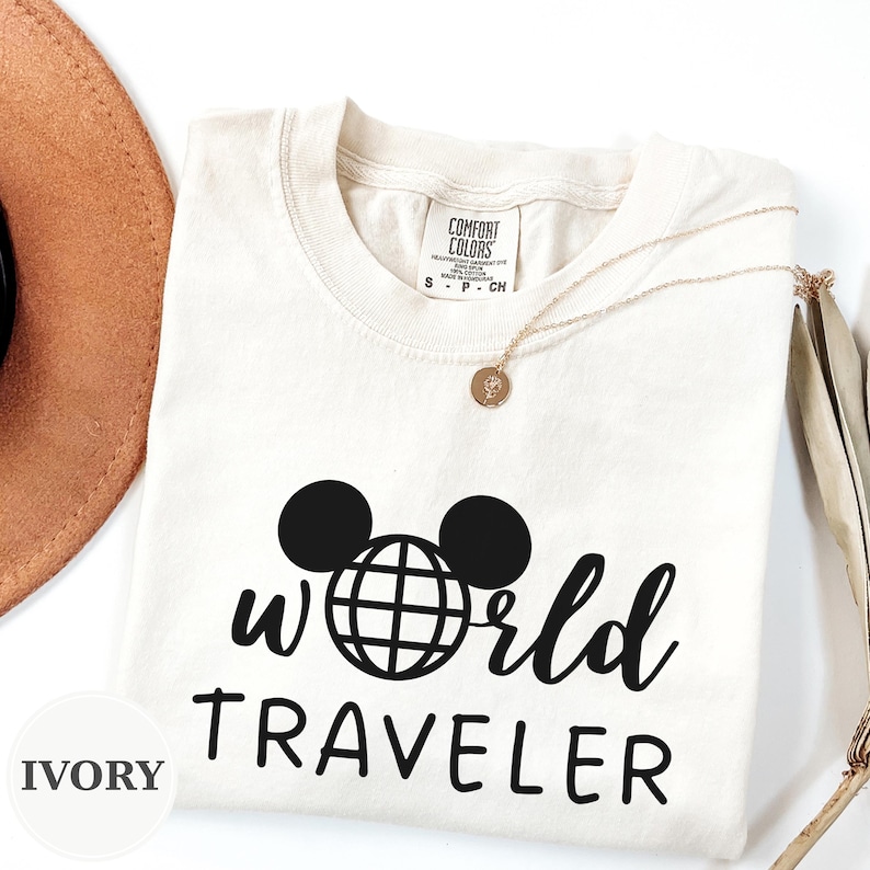 Disneyland World Traveler Graphic Tee – Magic Kingdom T-shirt, Comfort ...