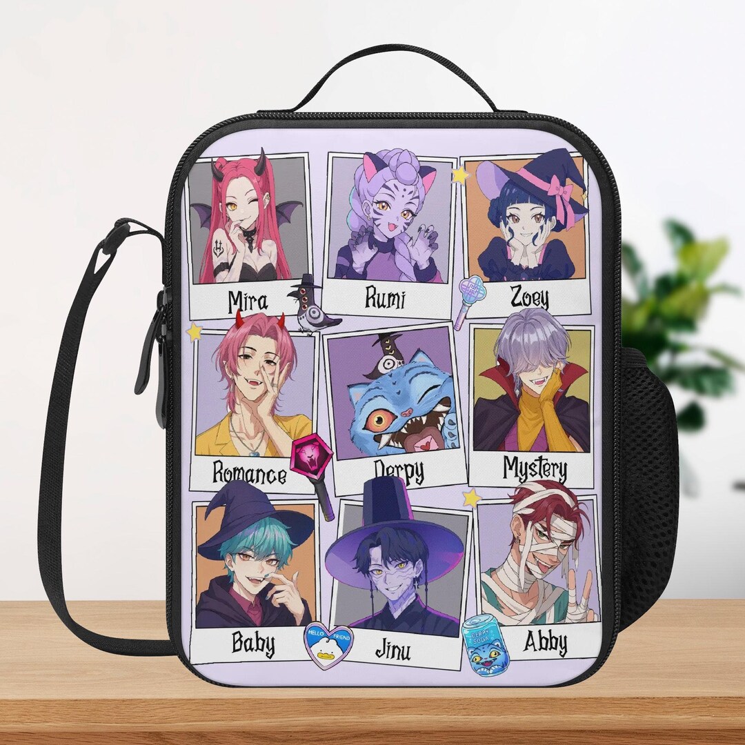 Huntrix Demon Hunters Personalized Lunch Box Bag, Kpop Demon Hunters ...