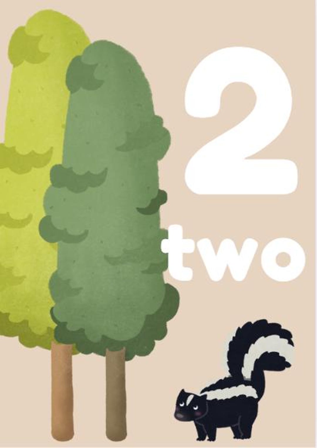Woodland Number Posters 1-10: Classroom & Nursery Decor (PDF Digital ...