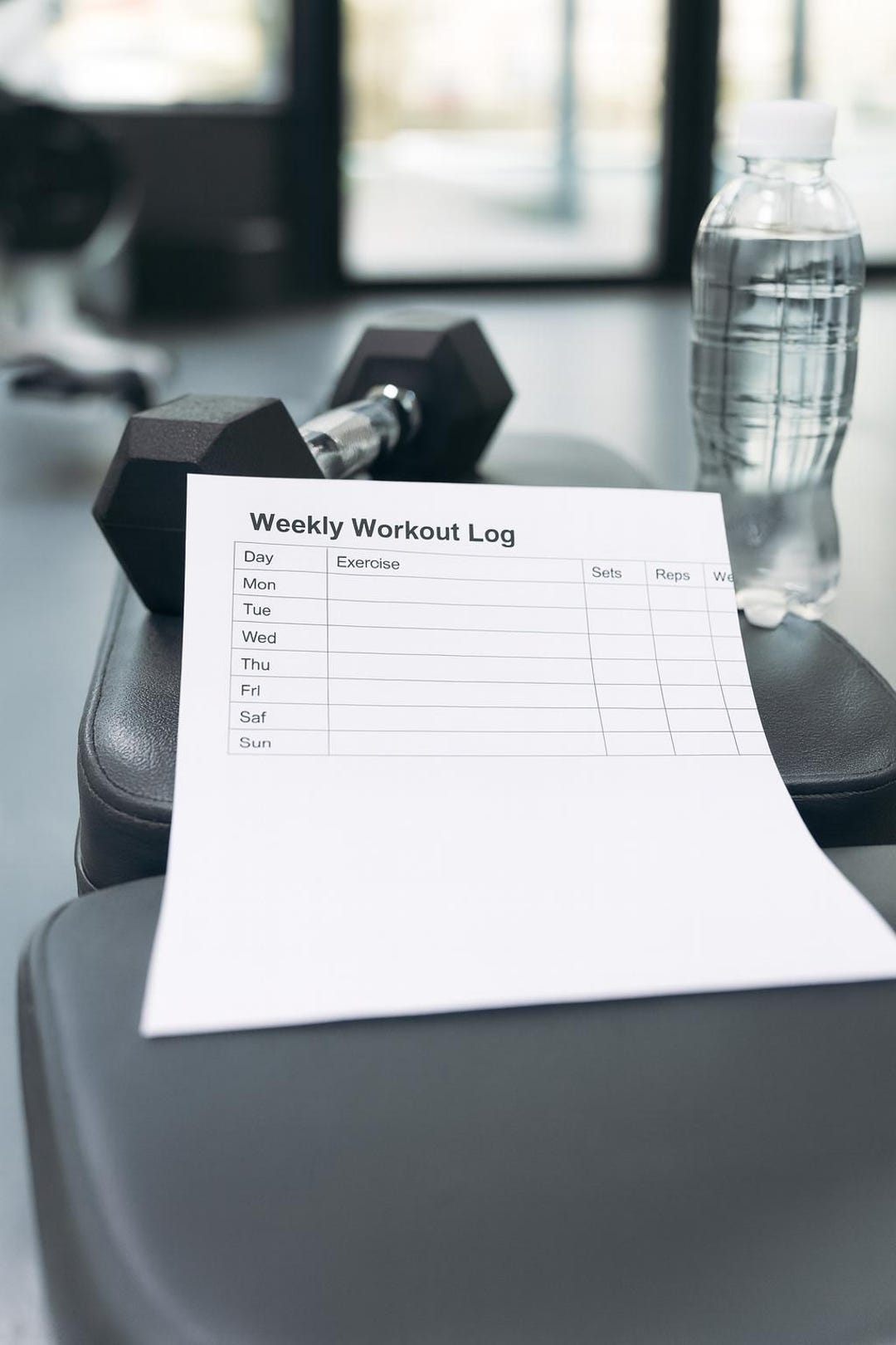 Fitness Planner Template | Weekly Workout Log & Exercise Tracker ...