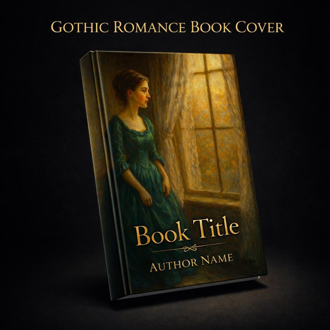 Gothic Romance Book Cover - Painterly Dark Art (digital Download) - Etsy