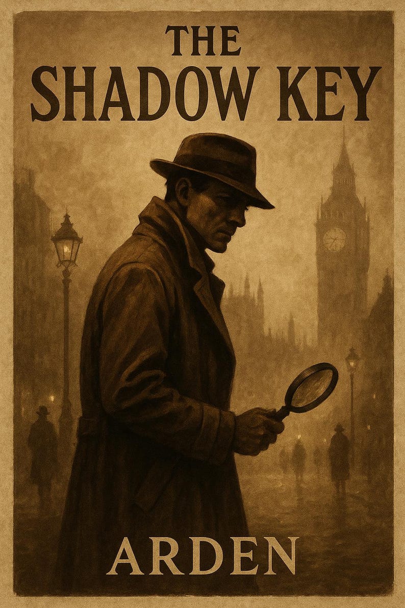 Noir Detective Book Cover Print: Vintage Mystery Artwork (digital ...