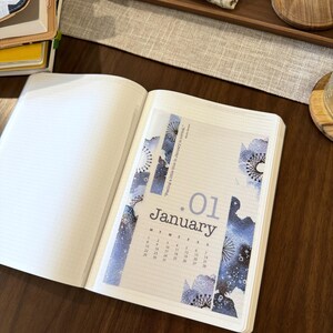 DIGITAL DESIGN B B6 Size 2024 Calendar Inserts Dashboards - Etsy