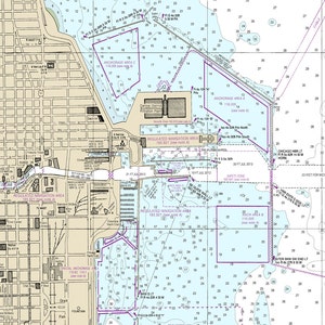 Chicago Map - Nautical Map - Nautical Chart - Map Art - Lake Superior ...