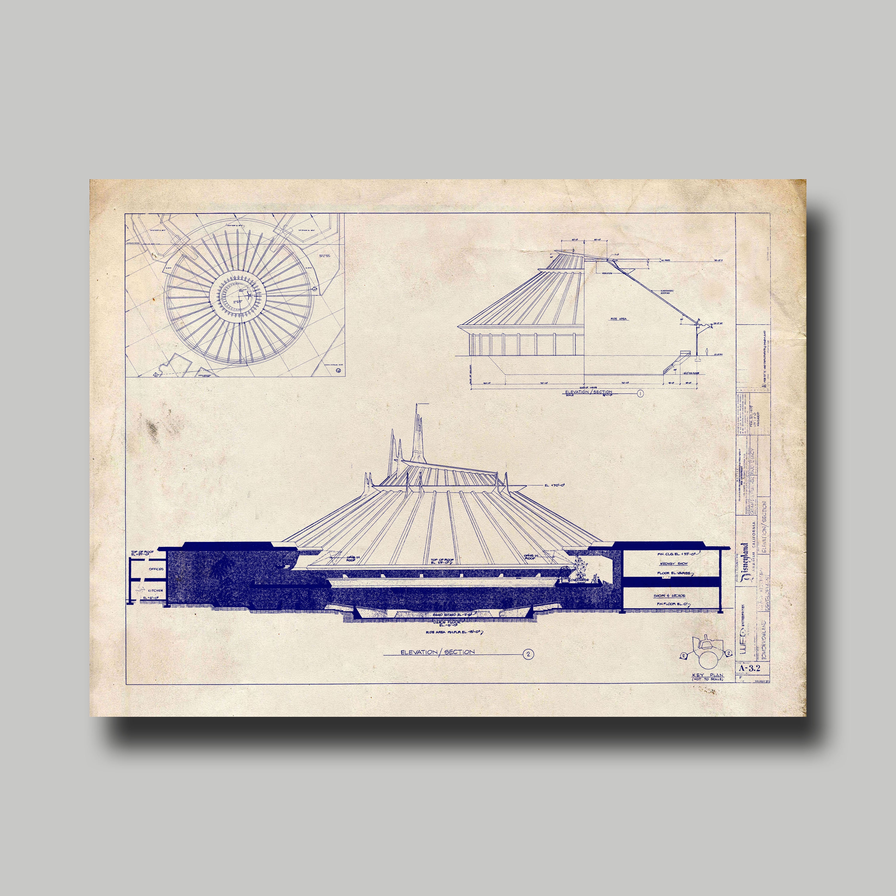 Space Mountain Disney World Layout