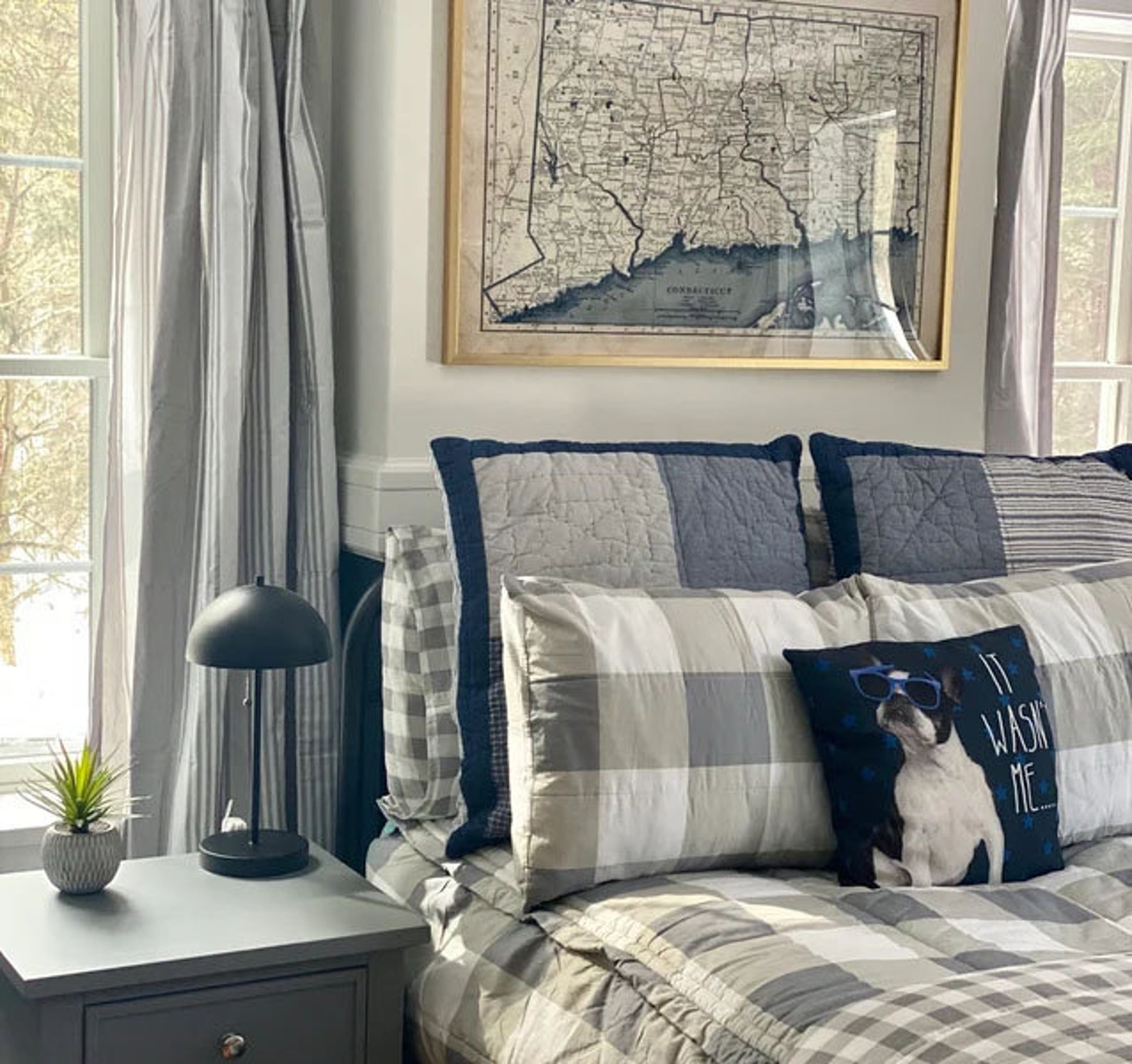 Iowa Map State Map Vintage Blueprint Print Poster - Etsy