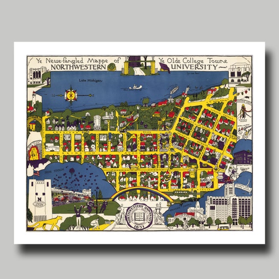 Northwestern University Campus Map