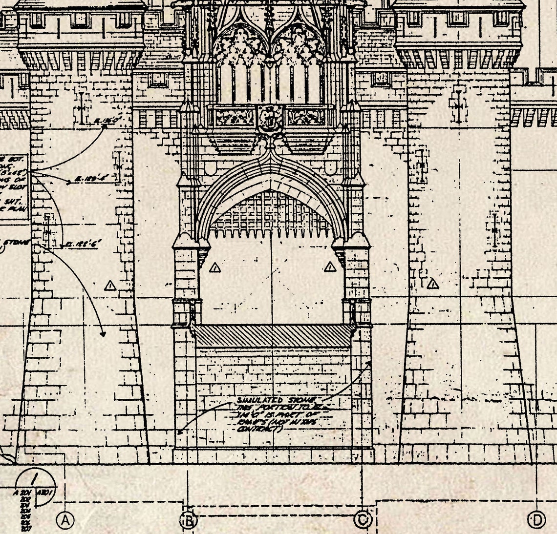 Disney World - Castle - Blueprint - Disney - Cinderella - Sleeping ...