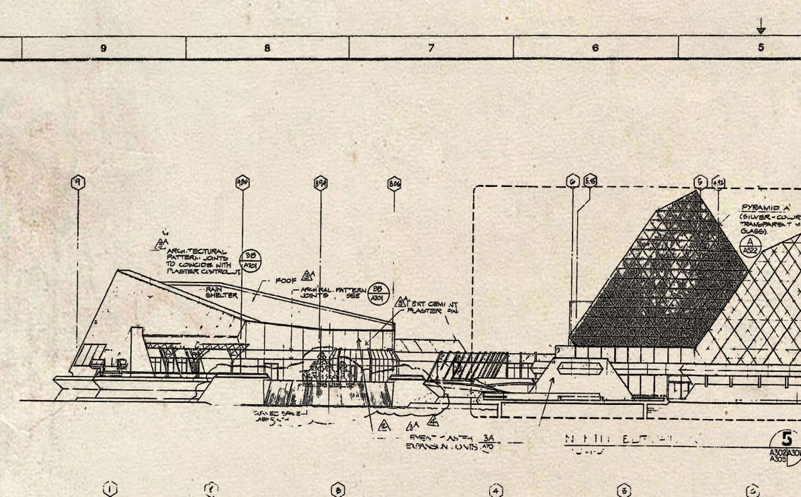 Disney World Epcot Blueprint Vintage Grunge Black | Etsy
