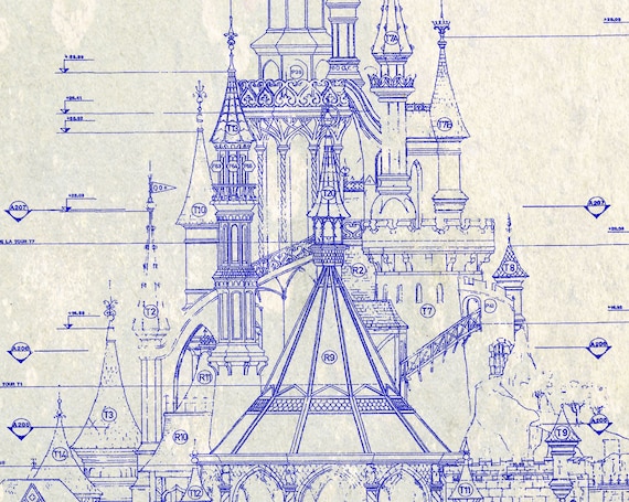 Cinderella Castle Blueprint