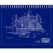 Notebook Haunted Mansion Disney World Disney Blueprint Vintage - Etsy