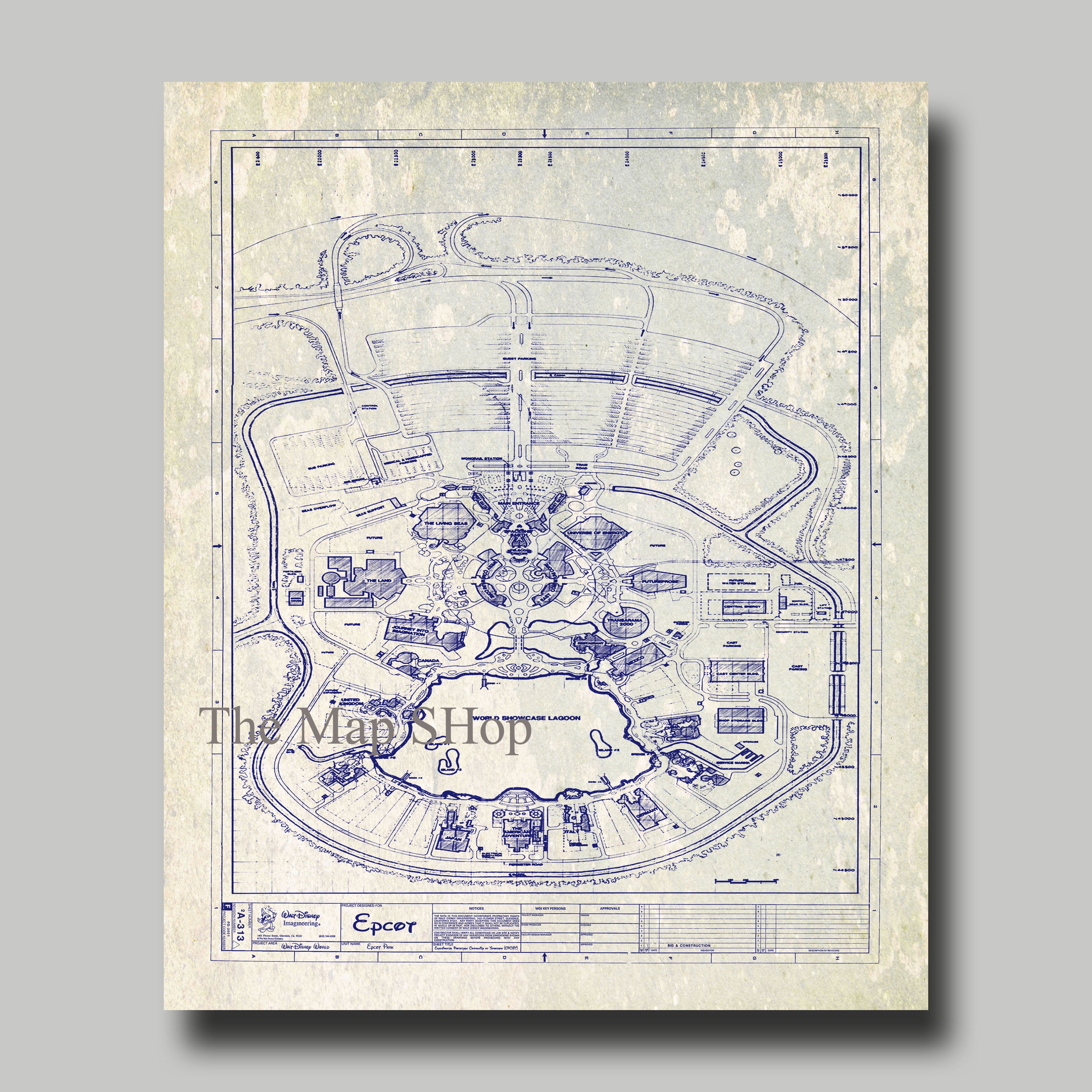 Printable Epcot Map 2022