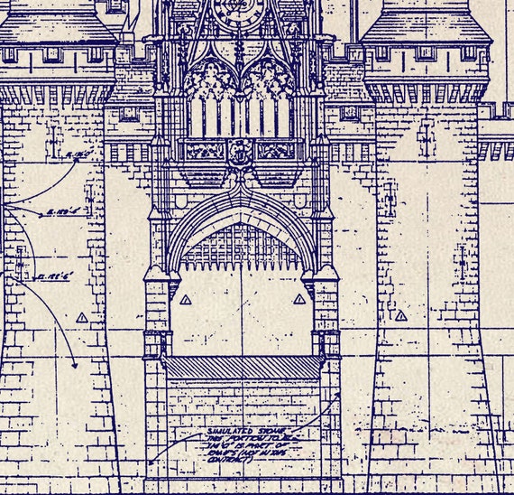 Gothic Mansion Blueprints