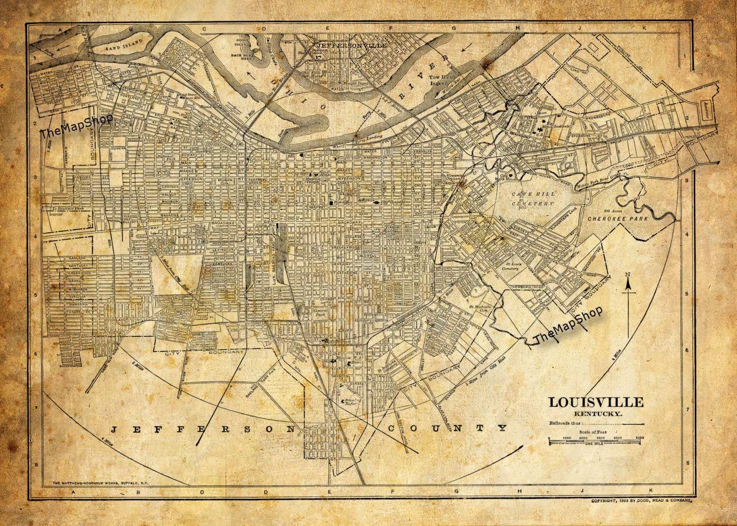 Louisville Map
