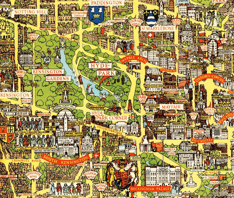Puzzle London England Puzzle Map - Etsy