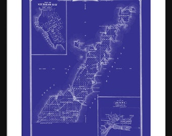 Door County Wisconsin Map Print Poster Sturgeon Bay Grunge | Etsy
