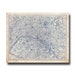 Paris - Map - Street Map - Blue - Blueprint - Poster - Print - Etsy