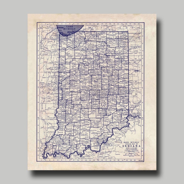 Indiana Print - Etsy