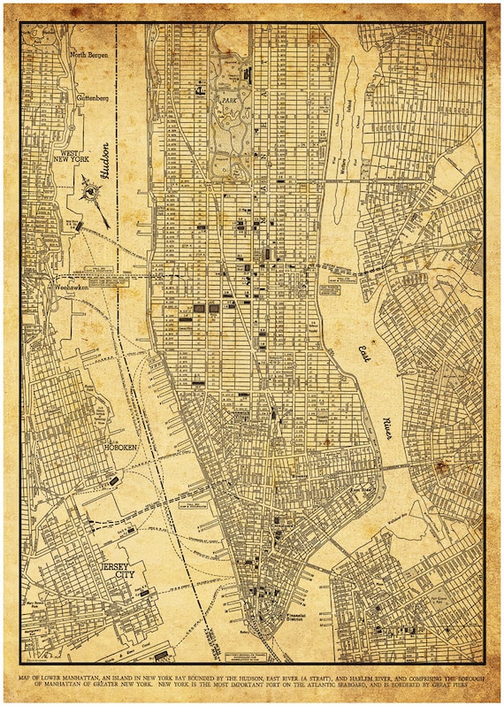 Vintage Street Map