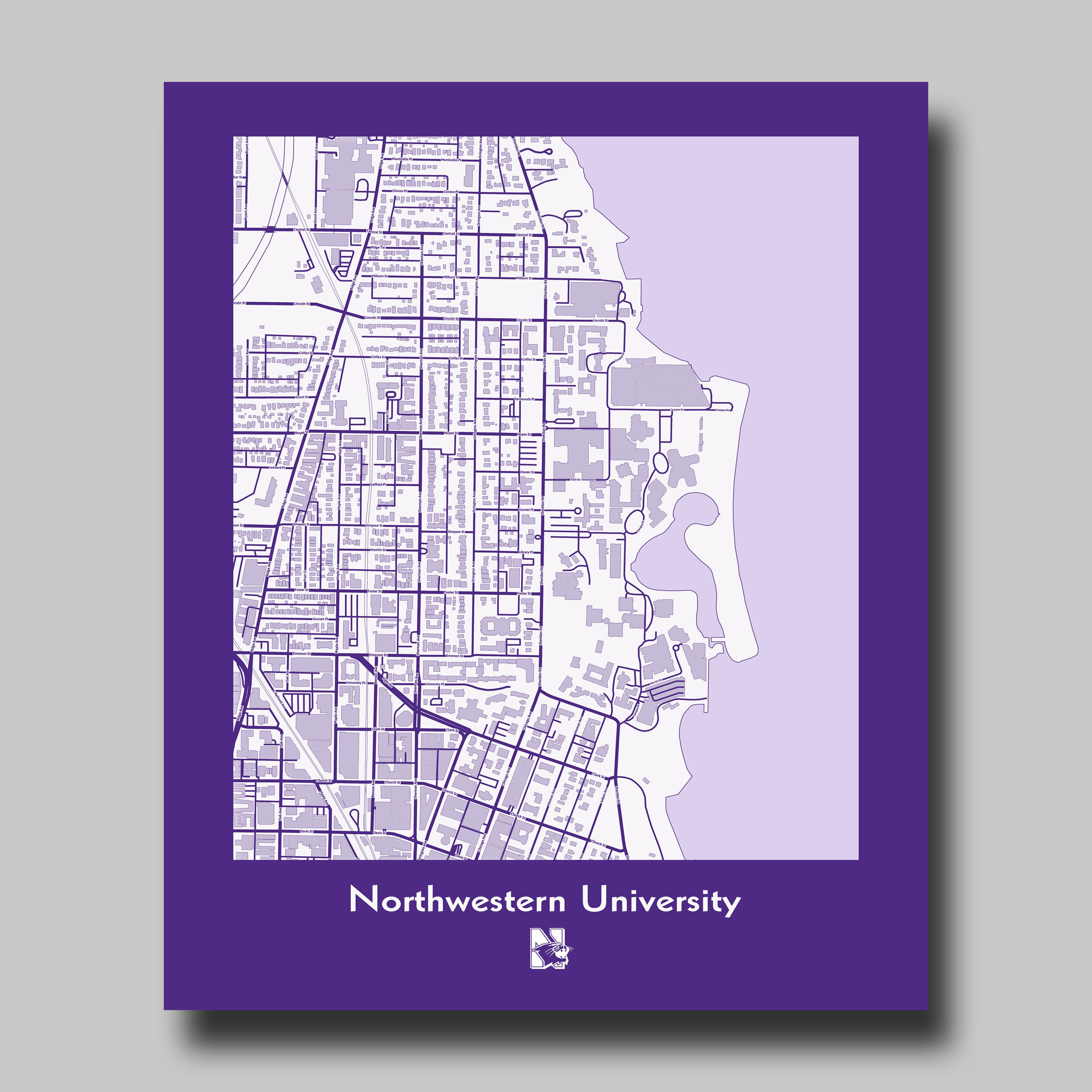 Northwestern University Campus Map