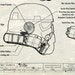 Star Wars Helmet Darth Vader Blueprint Disney World Disneyland Gray ...