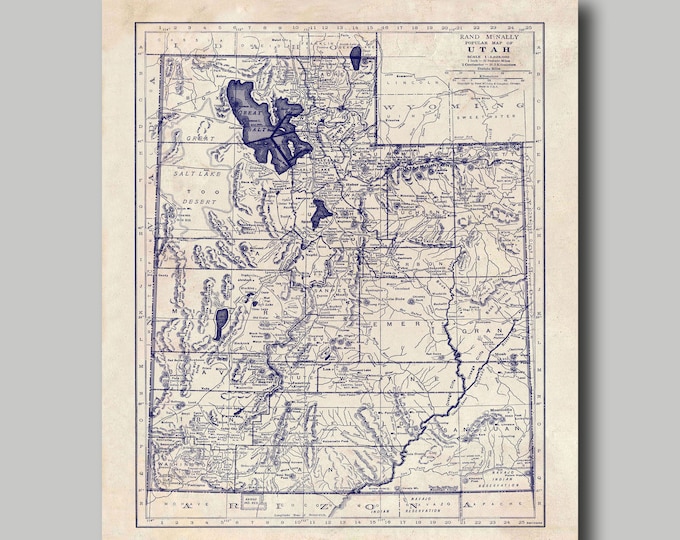 State of Utah Coloring Page DIGITAL DOWNLOAD- Digital Coloring Page ...