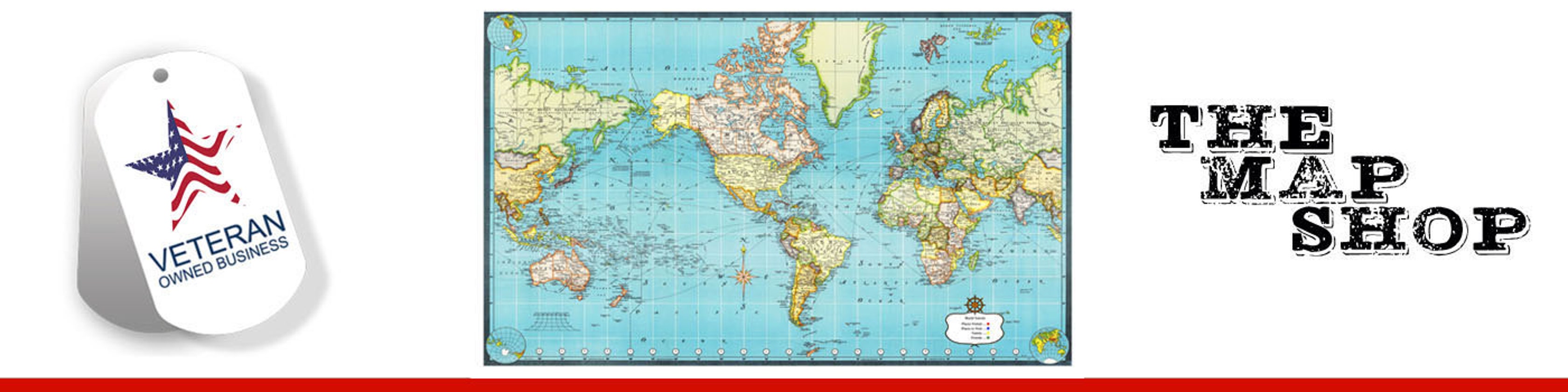 TheMapShop - Etsy