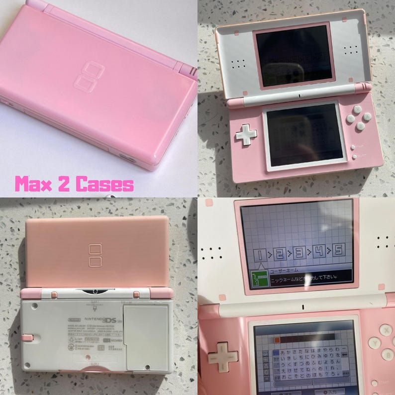 Custom Mod Nintendo DS Lite Renew NDSL Retro Console-new Battery 3rd ...
