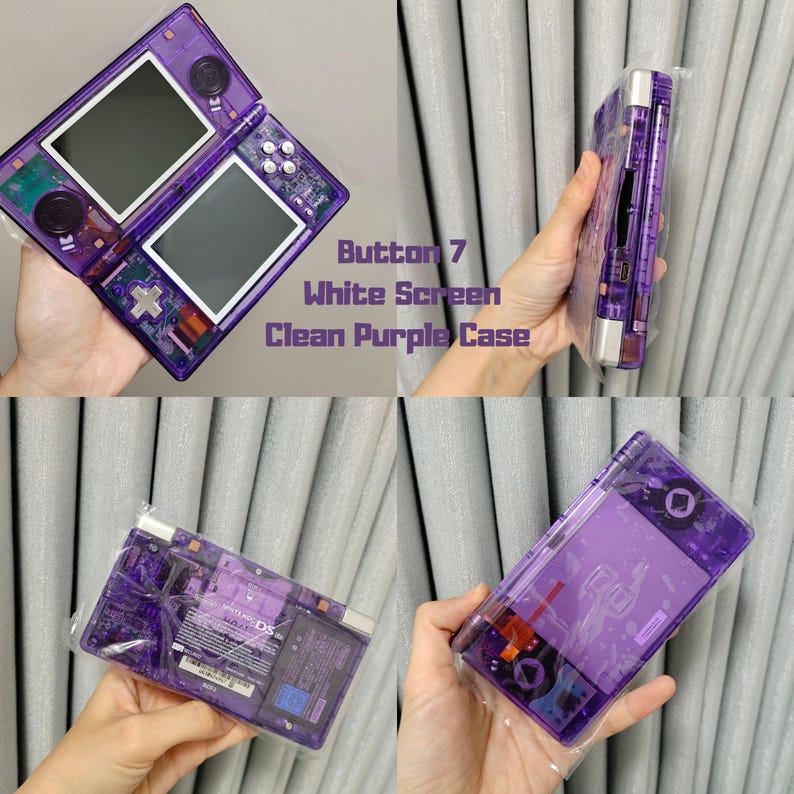 Custom Mod Nintendo DS Lite Renew NDSL Retro Console-new Battery 3rd ...