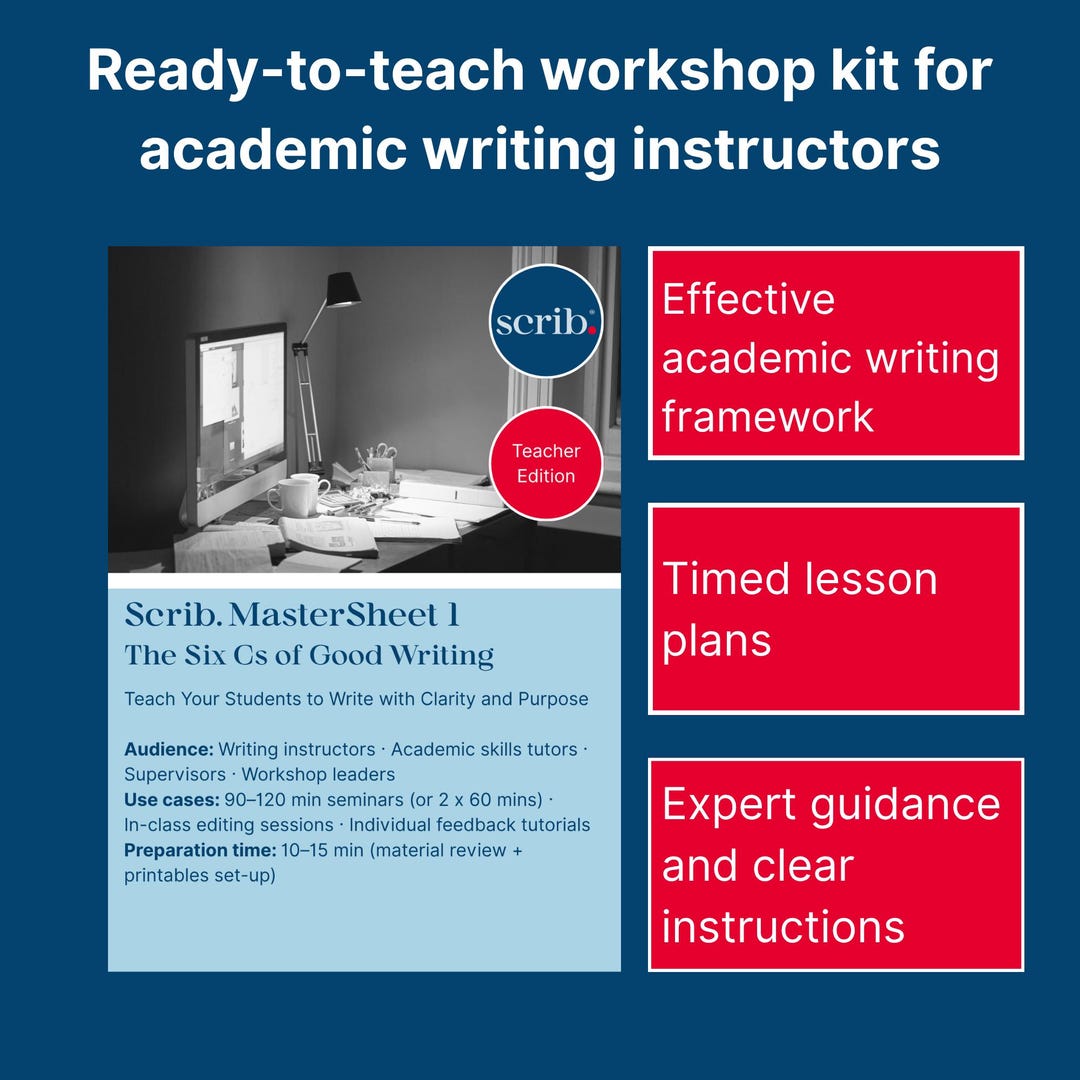 Academic Writing Lesson Plan | the Six Cs of Good Writing (teacher ...
