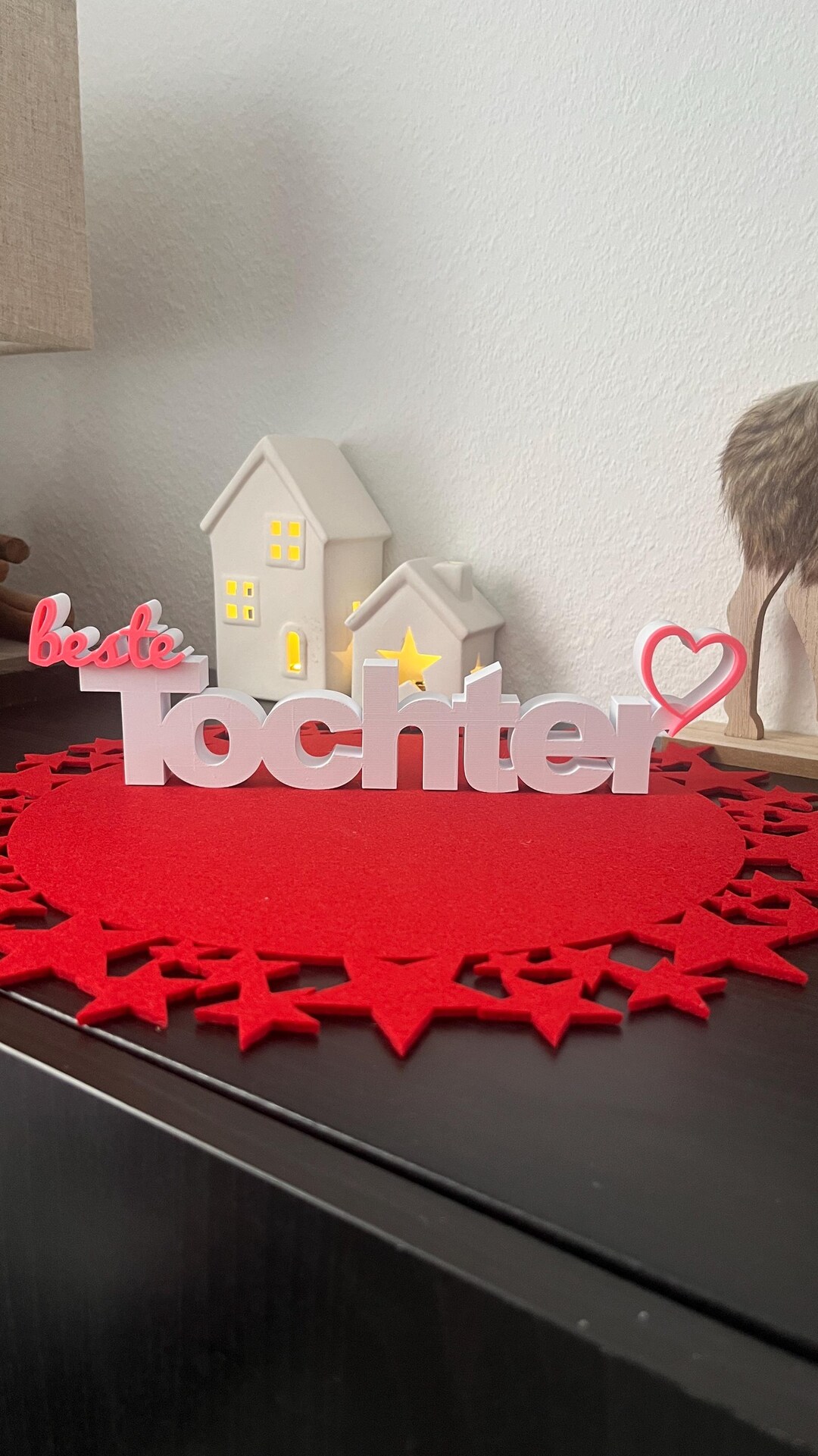 3D Printed Lettering "best Daughter" - Etsy