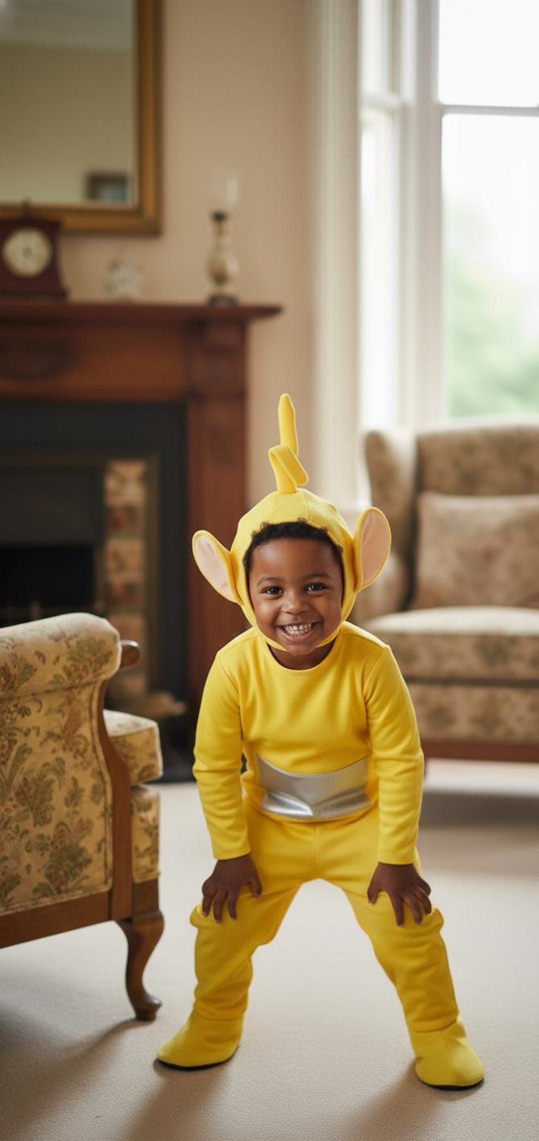 Yellow Antenna Baby Costume, Soft Fleece Cosplay Outfit - Etsy