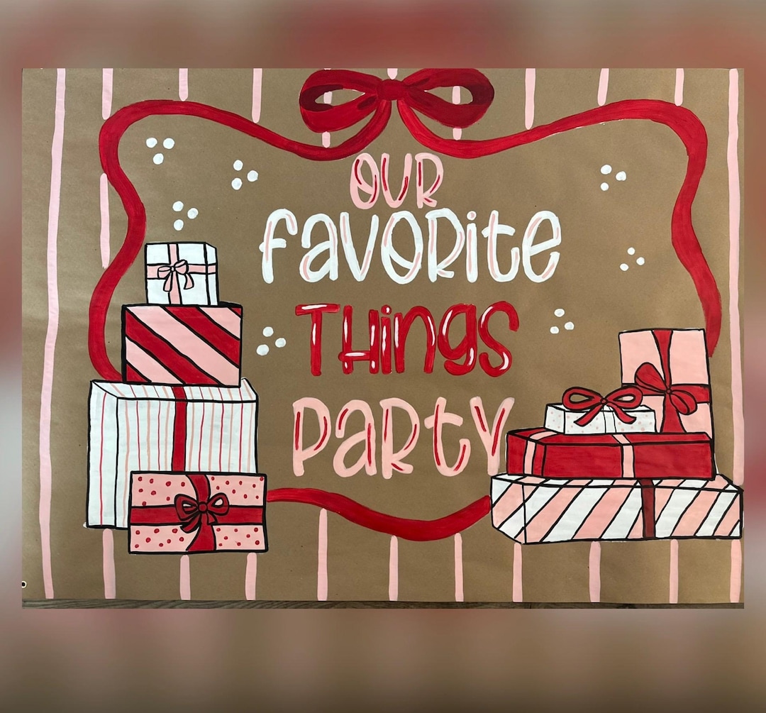Favorite Things Party Banner - Etsy