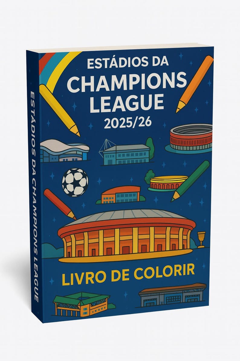 Coloring Book - Champions League Stadiums 2025/26 - Etsy