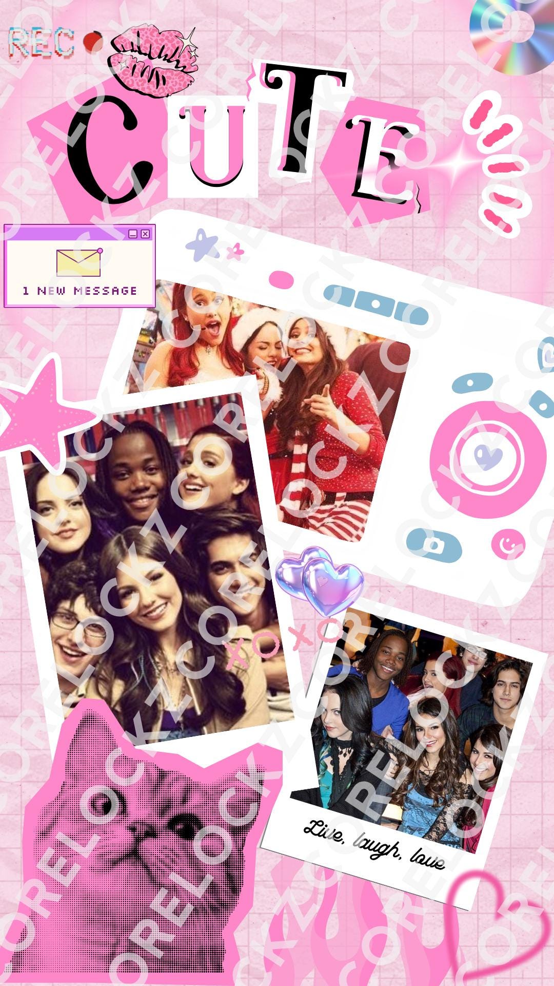 Cute Victorious Inspired Poster Set - Etsy
