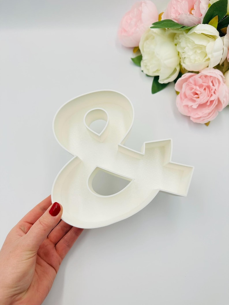 Fillable Letter Charcuterie Tray, Strong Reusable Structure, for Candy ...