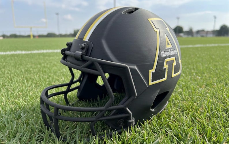 3D Printed Custom Mini Football Helmets - Desk Decor - Etsy