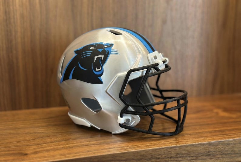 3D Printed Custom Mini Football Helmets - Desk Decor - Etsy
